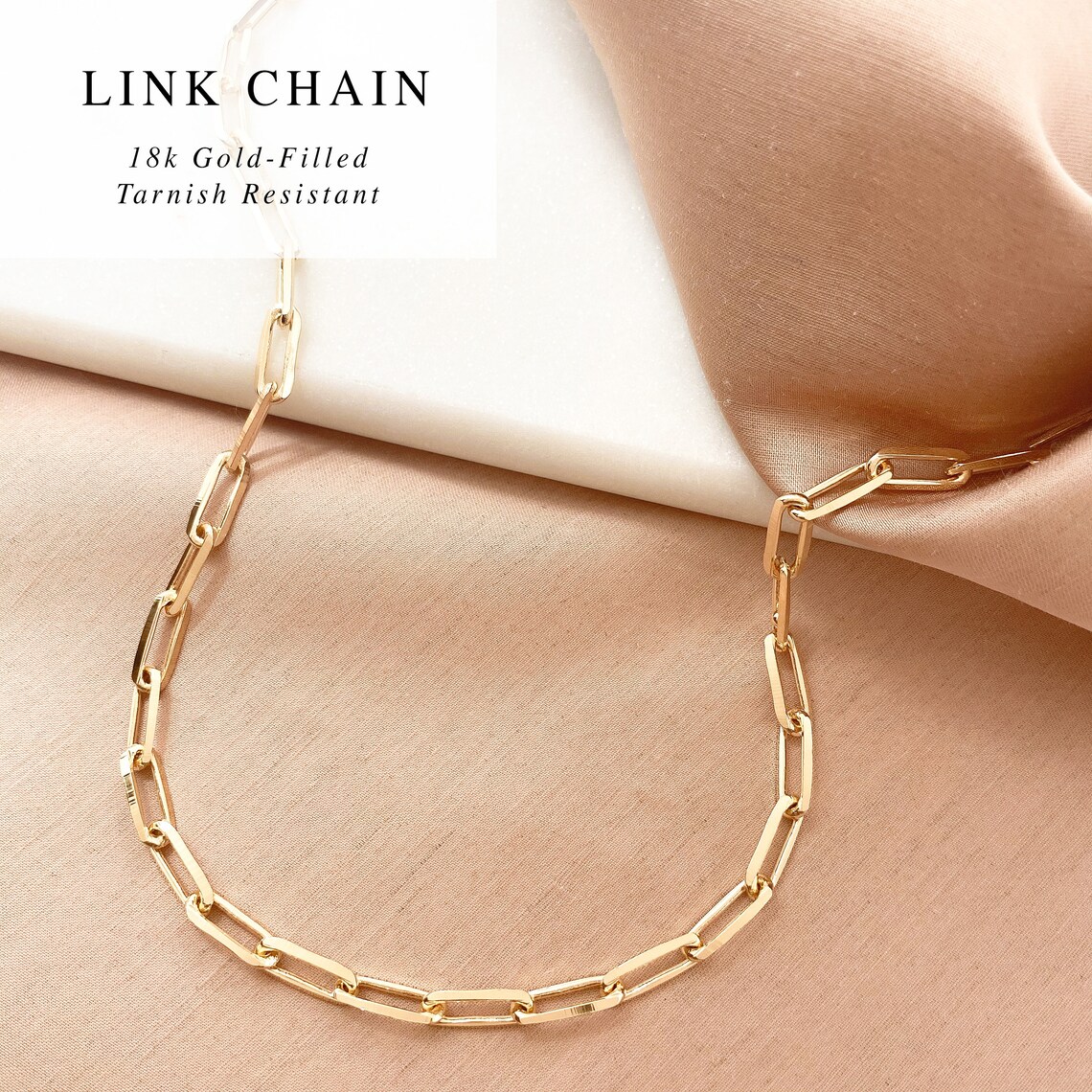 18K GOLD FILLED Layered Chains Gold Stacking Necklaces Gold - Etsy