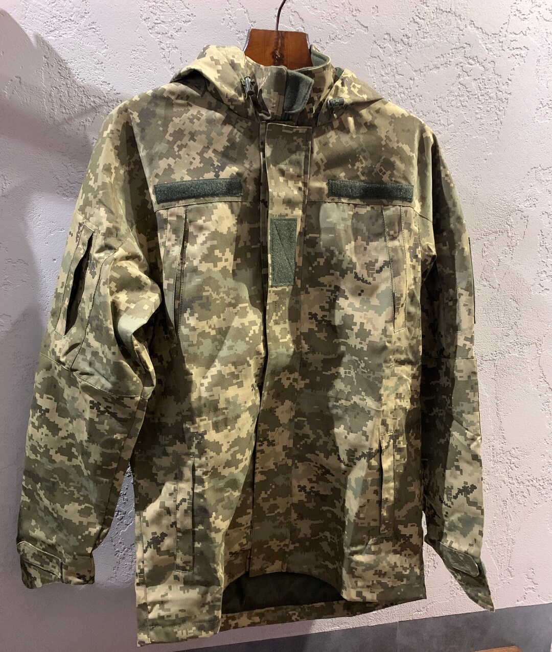 Ukrainian Army Military Jacket With Hood, Combat Camouflage Jacket - Etsy