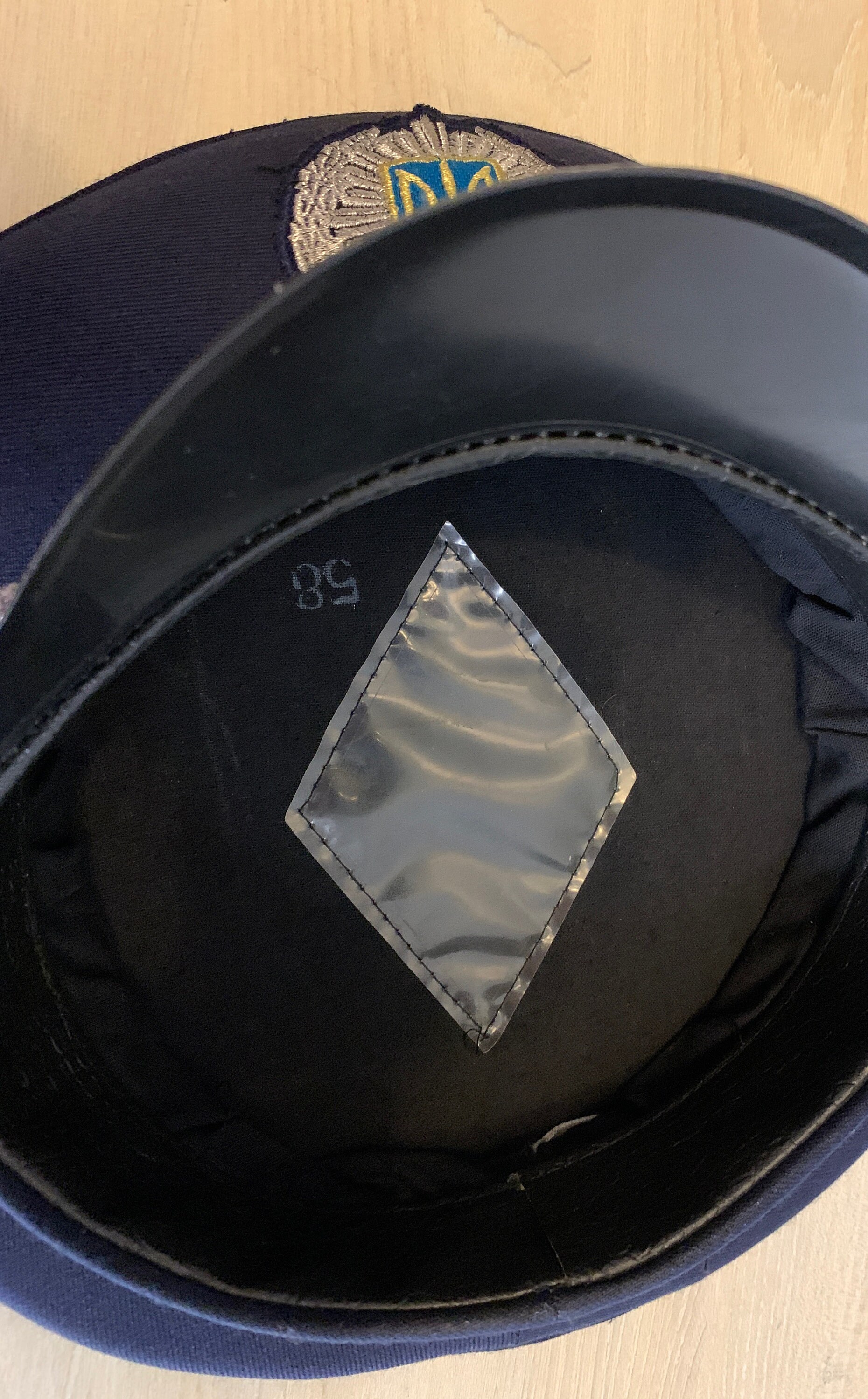 Original Ukrainian Patrol Police Officer Visor Cap Hat Uniform Military ...