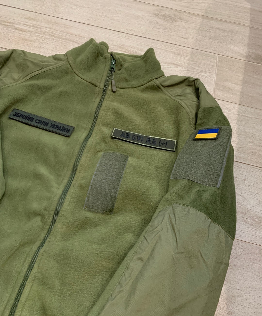 Original Ukrainian Army Fleece Jacket XL/R, Olive Tactical Combat ...