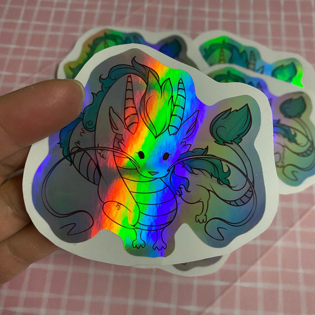 Anime Sticker, Cute Sticker, Haku Sticker, Anime Holographic Sticker ...