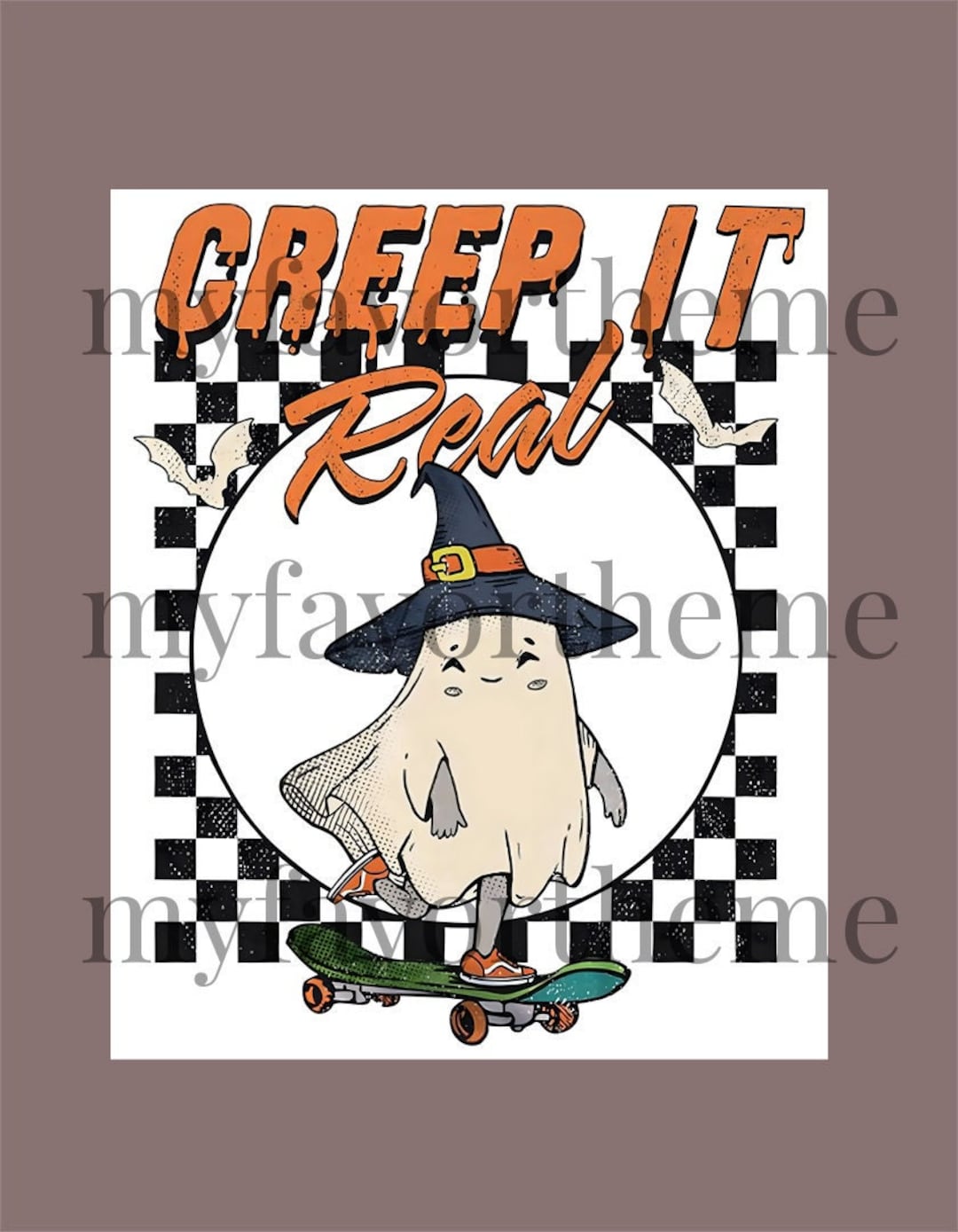 Ghost Sticker, Funny Horror Sticker, Creep It Real Sticker, Halloween ...