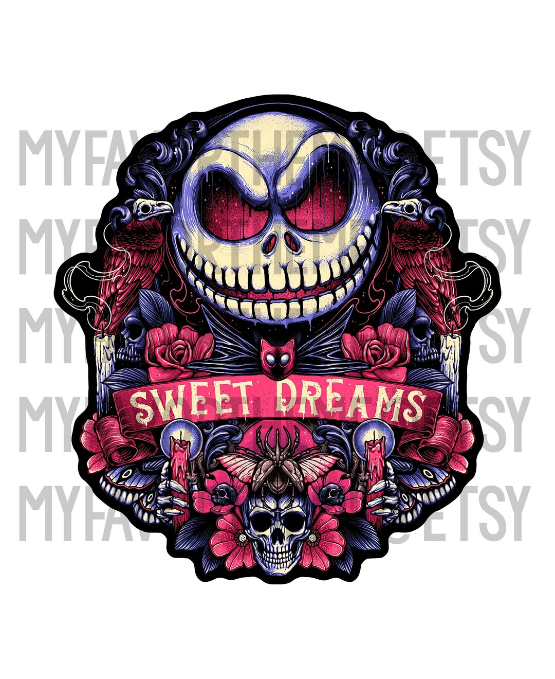 Horror Sticker Halloween Sticker Horror Movie Sticker - Etsy