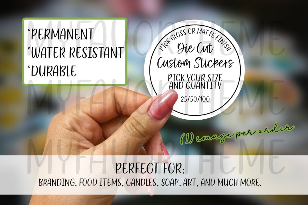 Custom Vinyl Stickers, Die Cut Stickers, Custom Bulk Stickers, We Print ...
