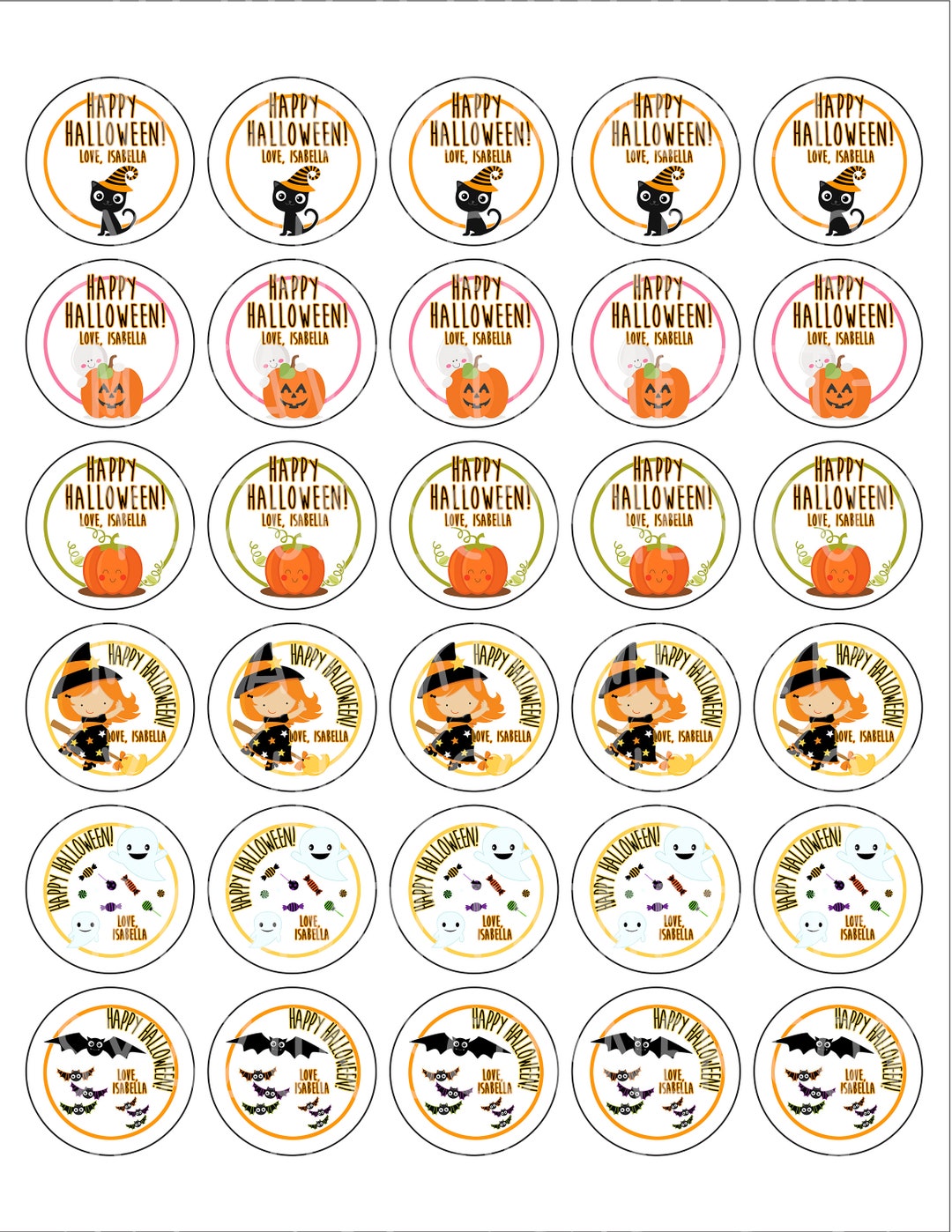 Halloween Birthday Thank You Stickers, Party Labels Favors for Treat ...