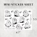 Middle Finger Ghosts, Funny Horror Sticker, Halloween Sticker, Cute ...