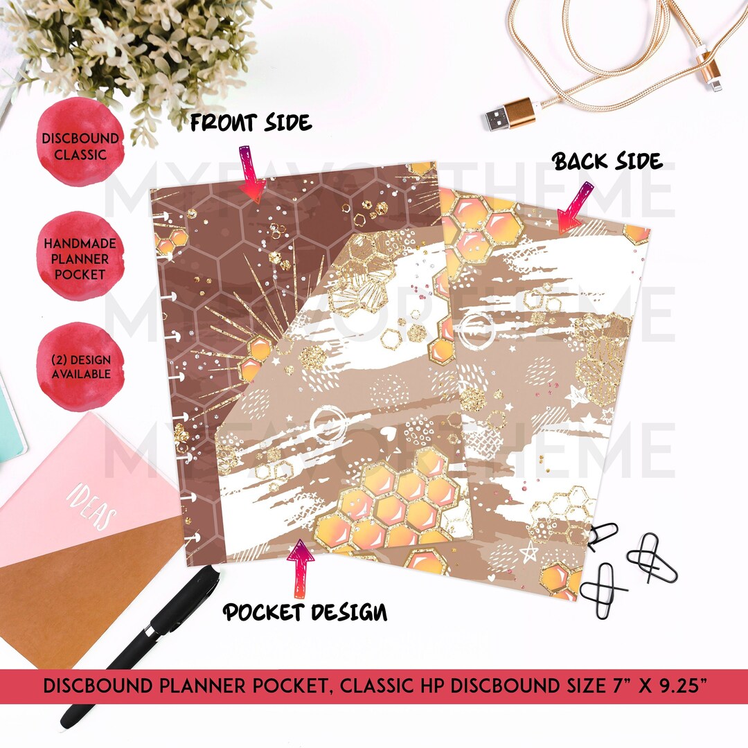 Discbound Planner Pocket, Pocket Dashboard, Planner Inserts, Planner ...