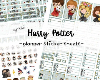 HP Wizards Planner Stickers, HP Spells Happy Planner Stickers, Happy ...