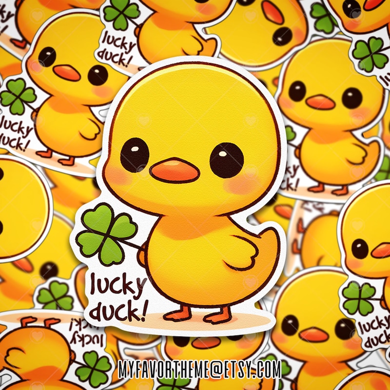 Lucky Ducks Label - Etsy