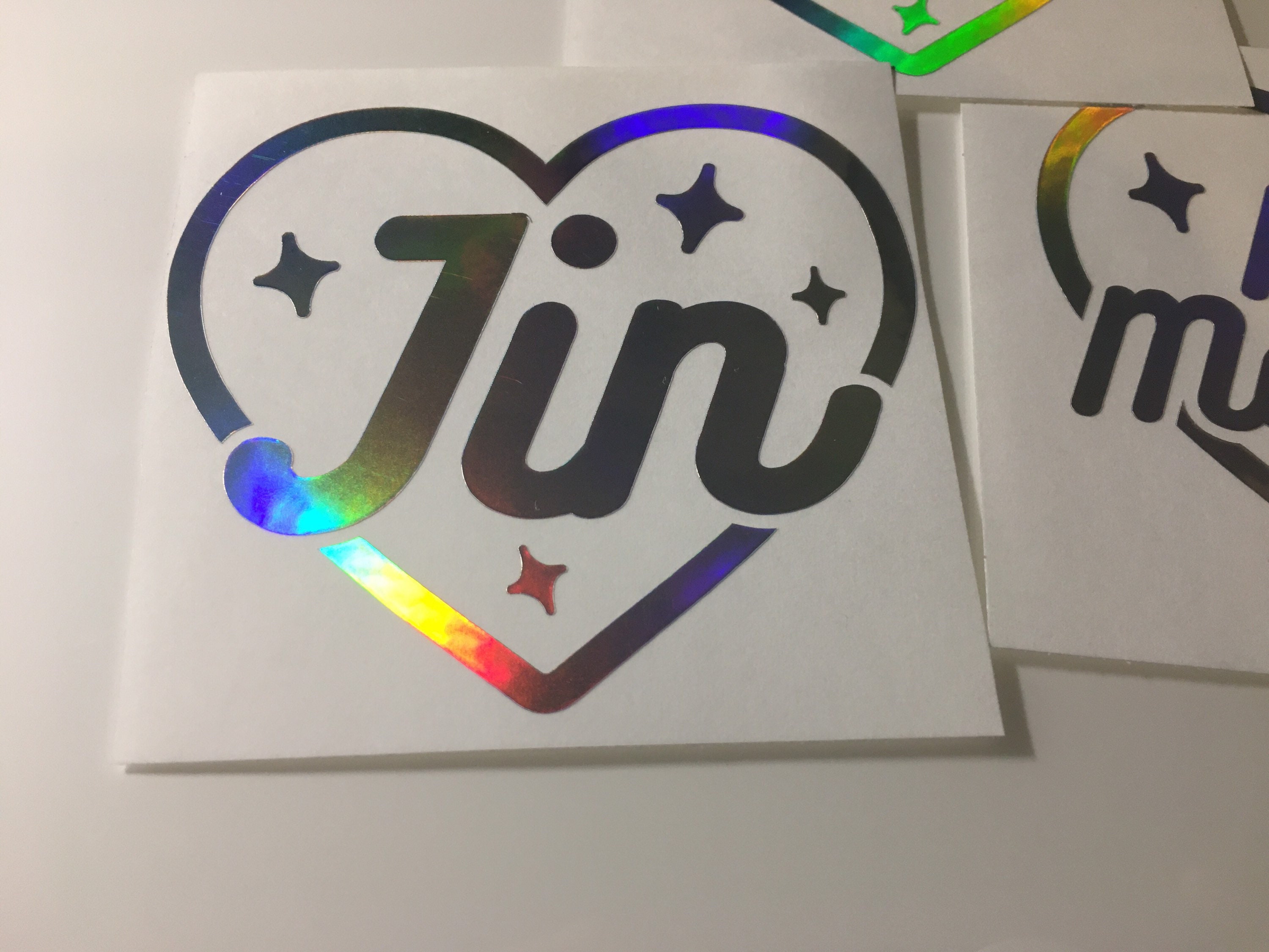 KPOP Band Member Names Stickers Holographic Vinyl Decal - Etsy UK