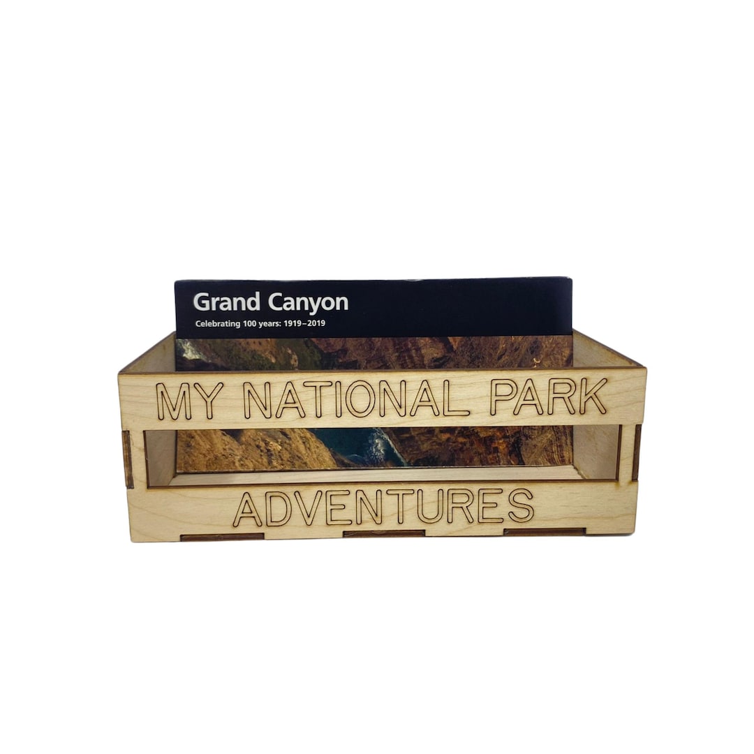 National Park Map Display Crate | National Park Map Box | National Park ...