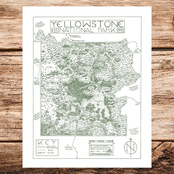 Yellowstone Poster - Etsy