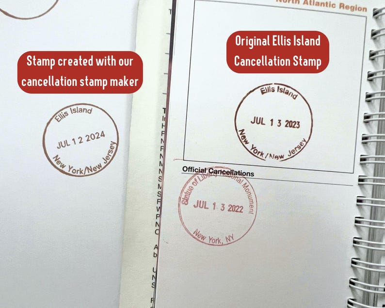 Realistic National Park Stamp Template for Canva - Print Your Missing ...