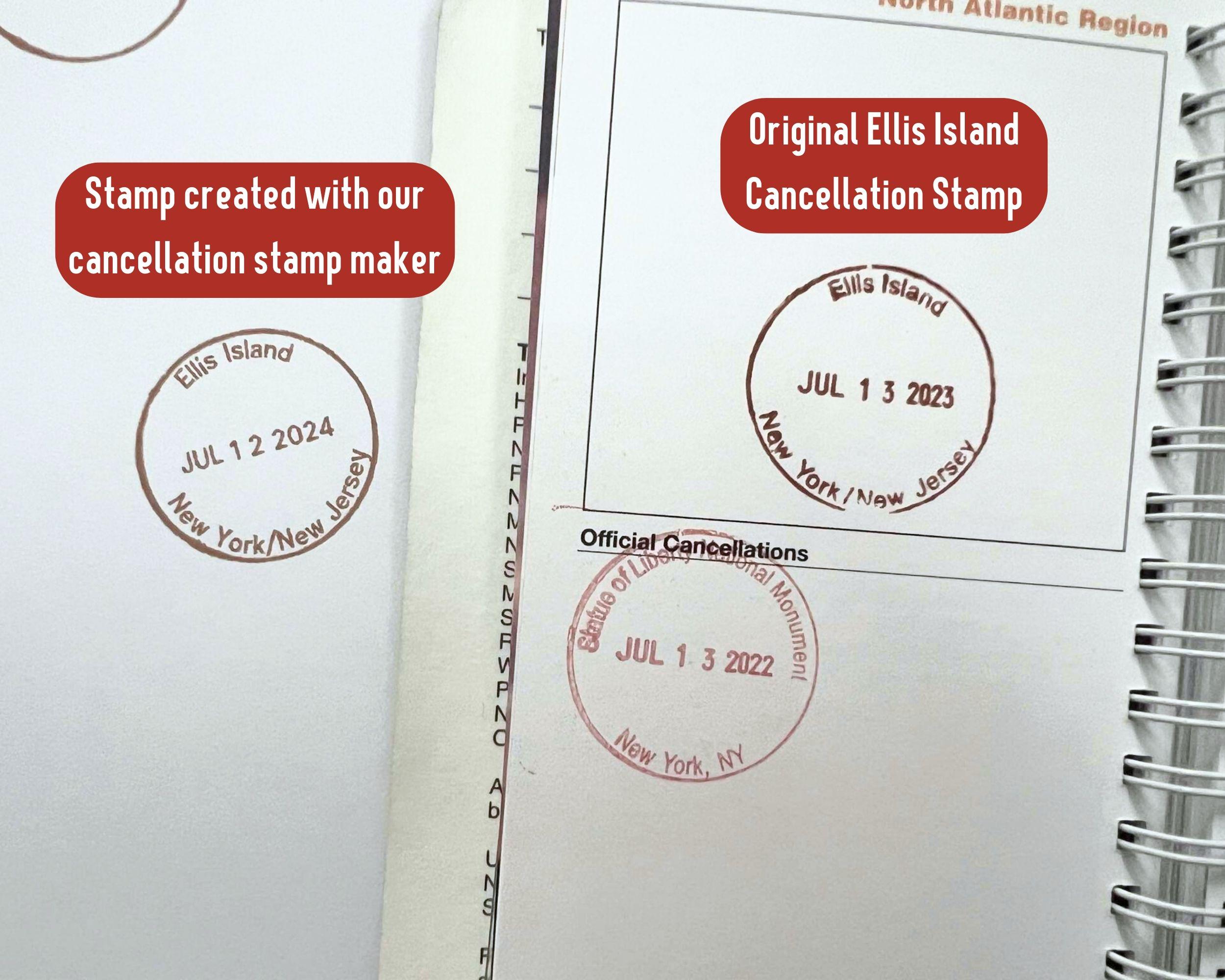 Realistic National Park Stamp Template for Canva - Print Your Missing ...