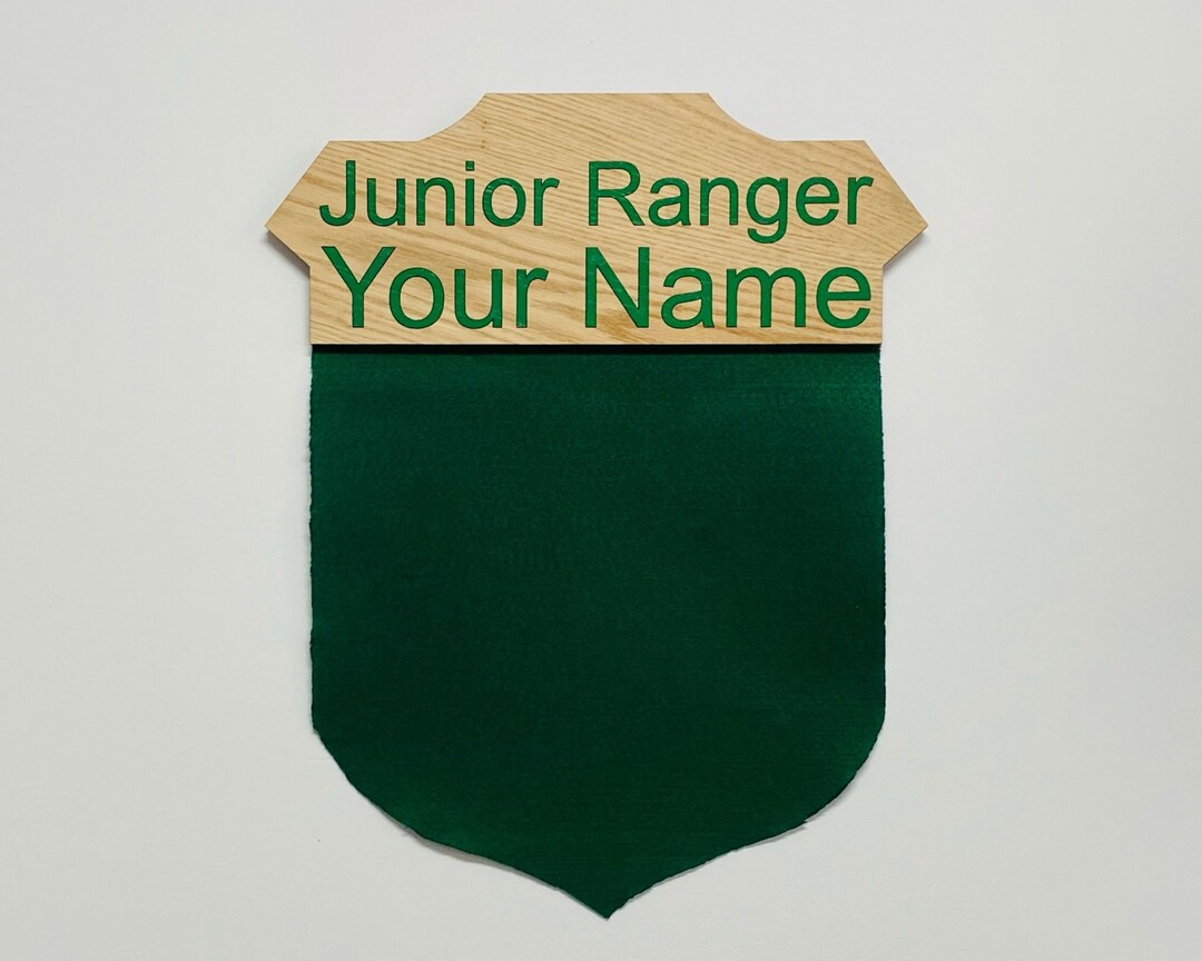 National Park Junior Ranger Badges Display Banner / Custom National ...