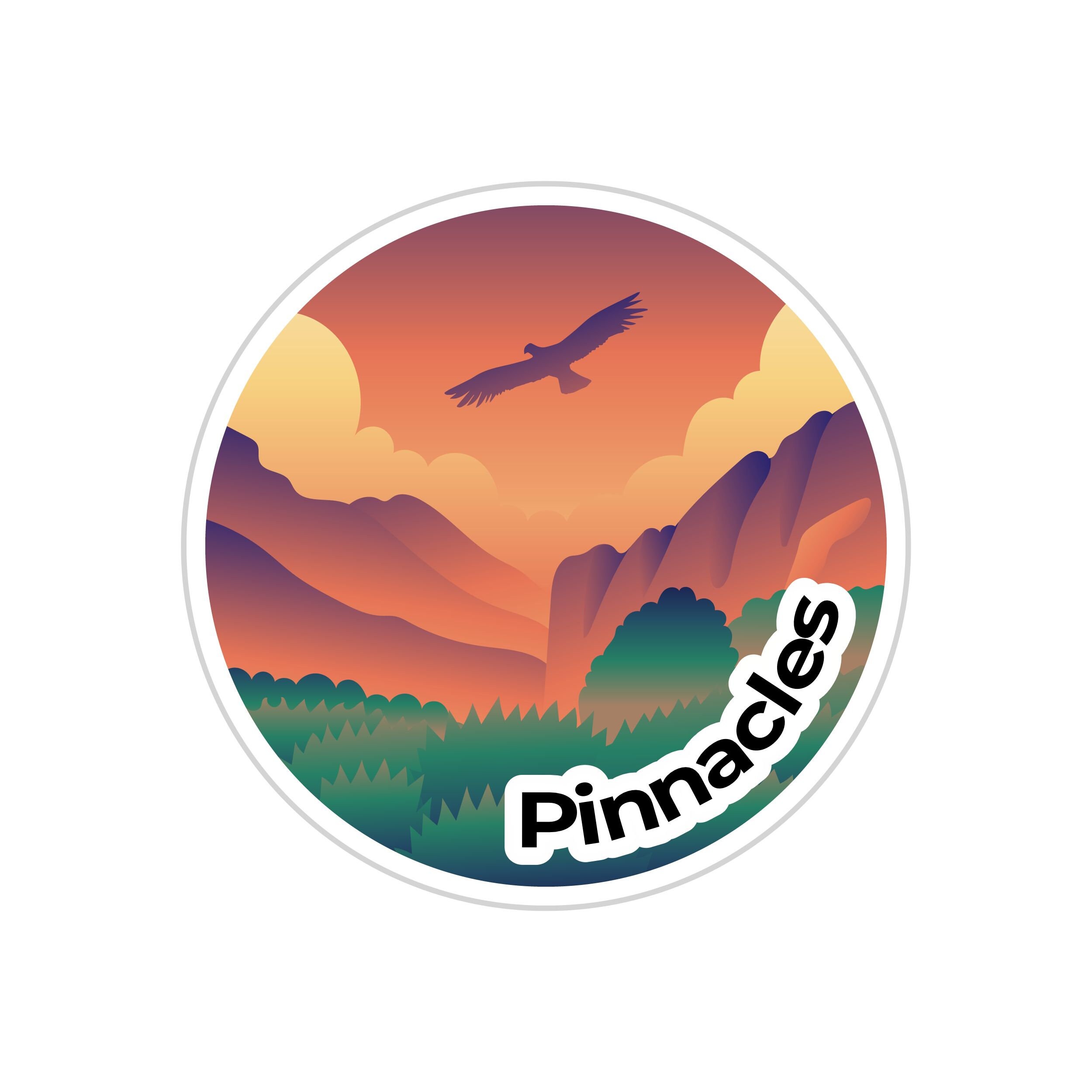 Pinnacles National Park Sticker | Pinnacles Sticker | Pinnacles ...