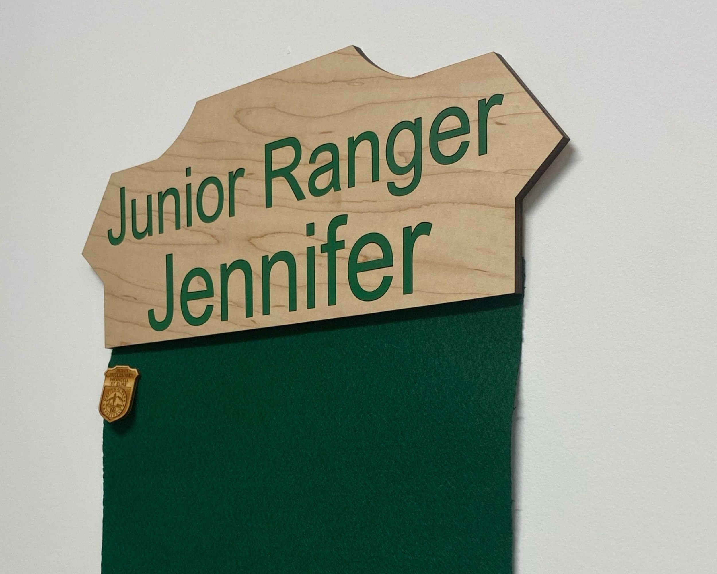 National Park Junior Ranger Badges Display Banner / Custom National ...