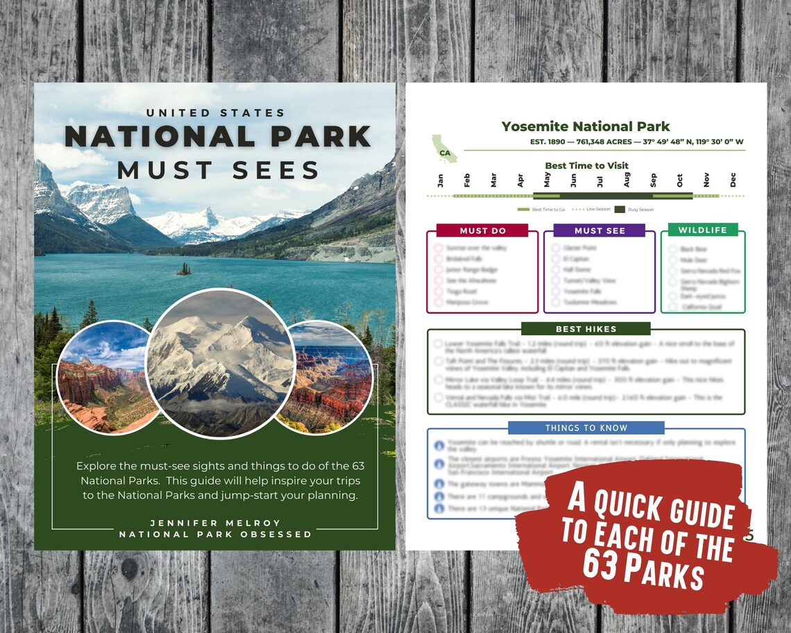 Ultimate National Park Planning Bundle / National Park Planner | Etsy