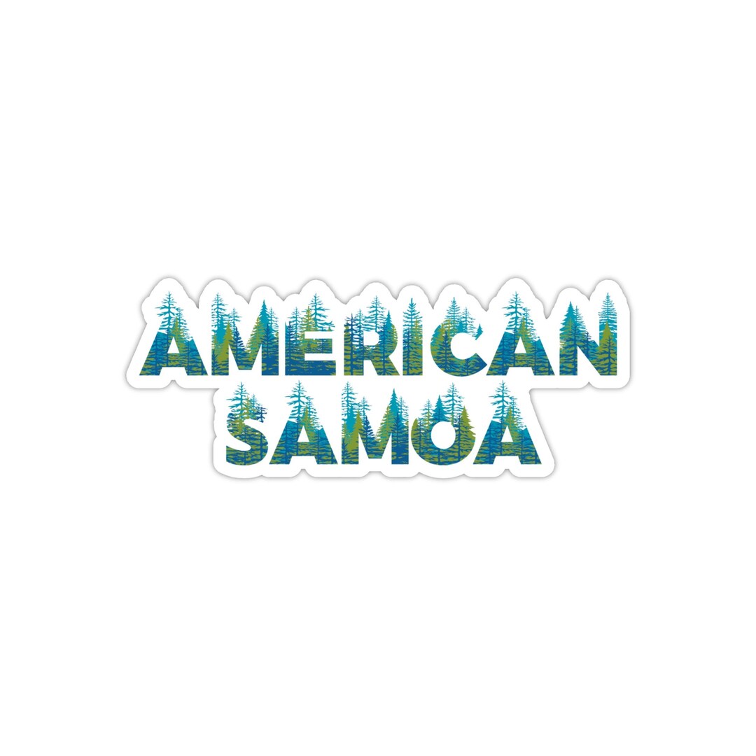 American Samoa National Park Sticker | American Samoa Sticker ...