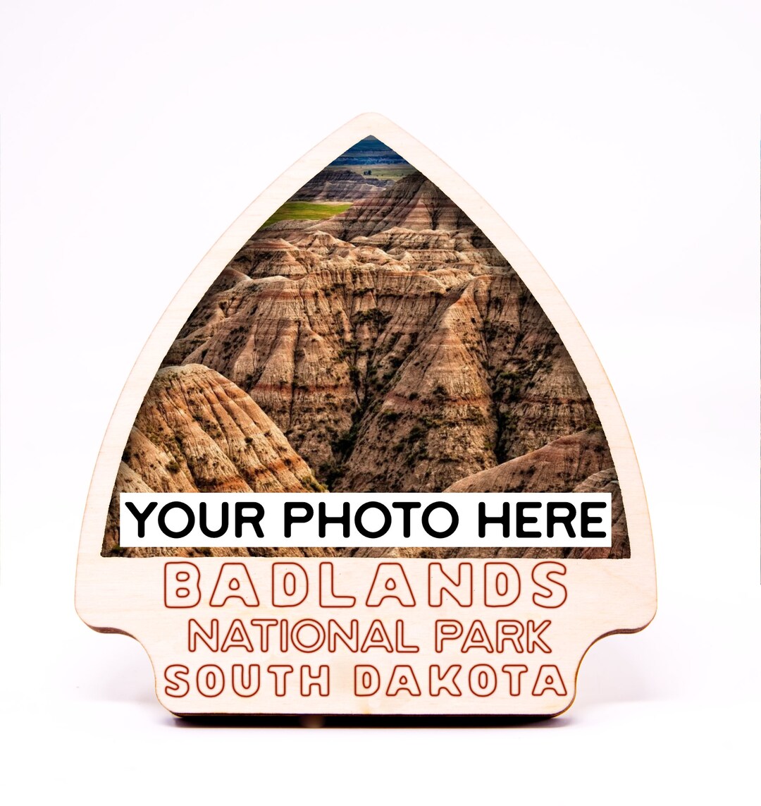 Badlands National Park Photo Frame: Handmade Souvenir Gift - Etsy
