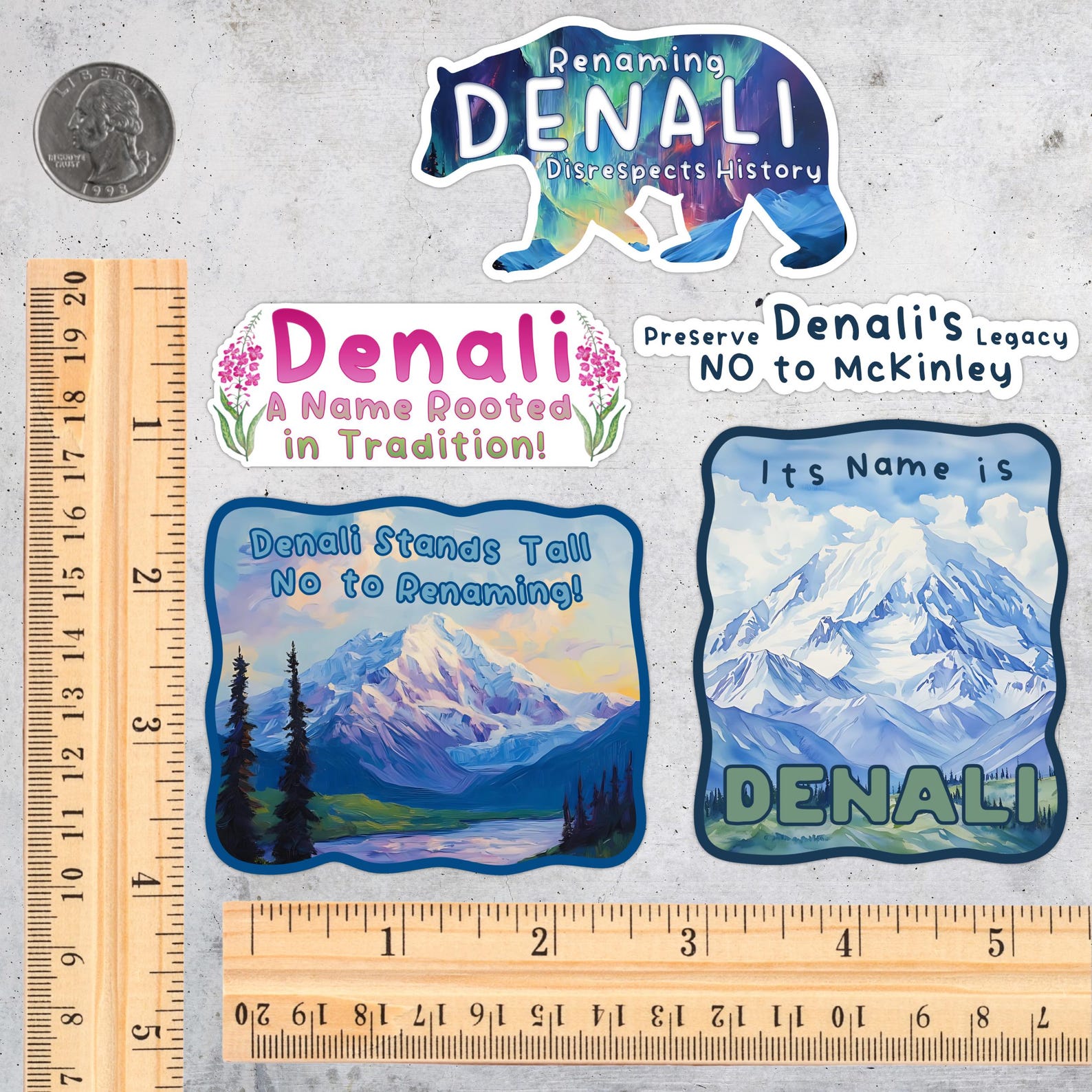 Its Name is DENALI / Denali/mount Mckinley Naming Protest Sticker ...