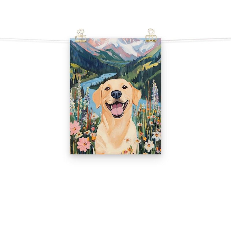 Yellow Lab Painting - Etsy