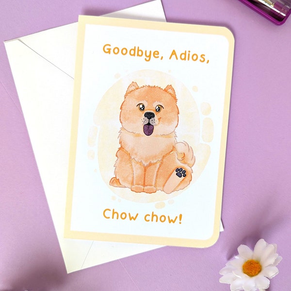 Dog Goodbye Card - Etsy