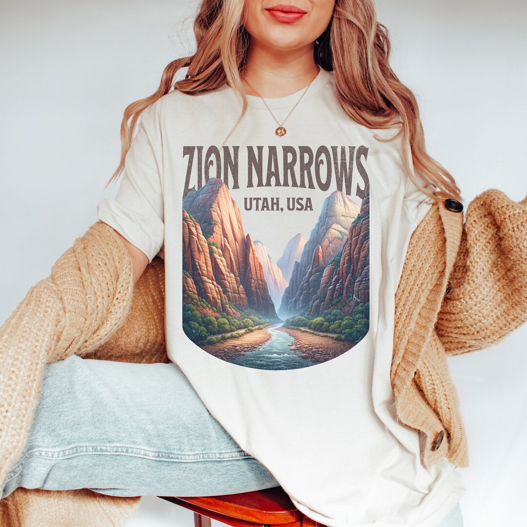 Zion National Park Shirt, Zion Narrows, Utah Tshirt, Granola Girl ...