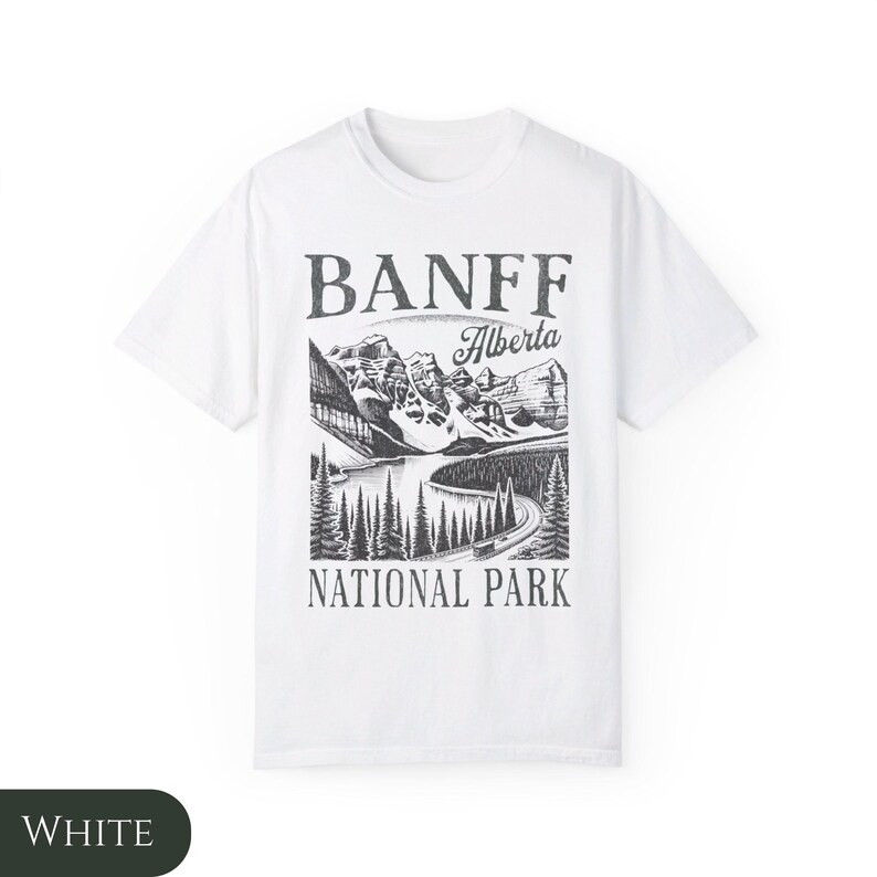 Vintage Banff National Park Shirt, Banff Tshirt, Alberta Canada, Travel ...