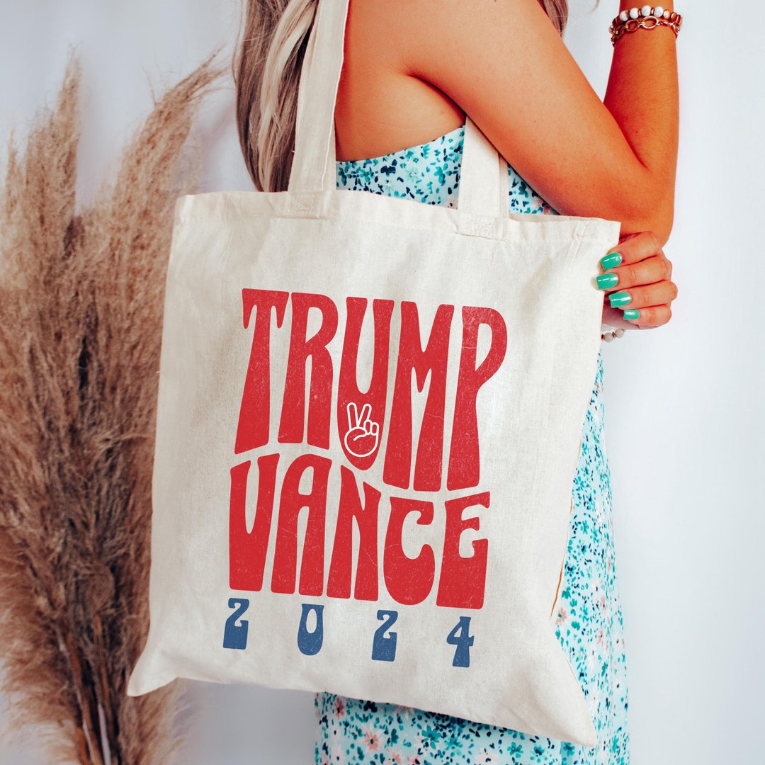 Retro Trump Vance 2024, Trump Merch, Trump Tote Bag, Conservative ...