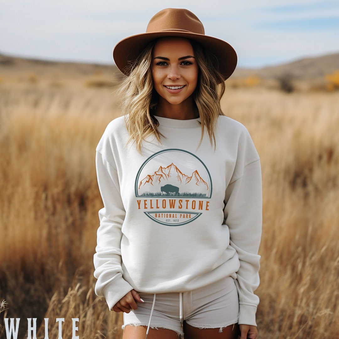 Yellowstone Sweatshirt, National Park Sweatshirt, Yellowstone Sweater ...
