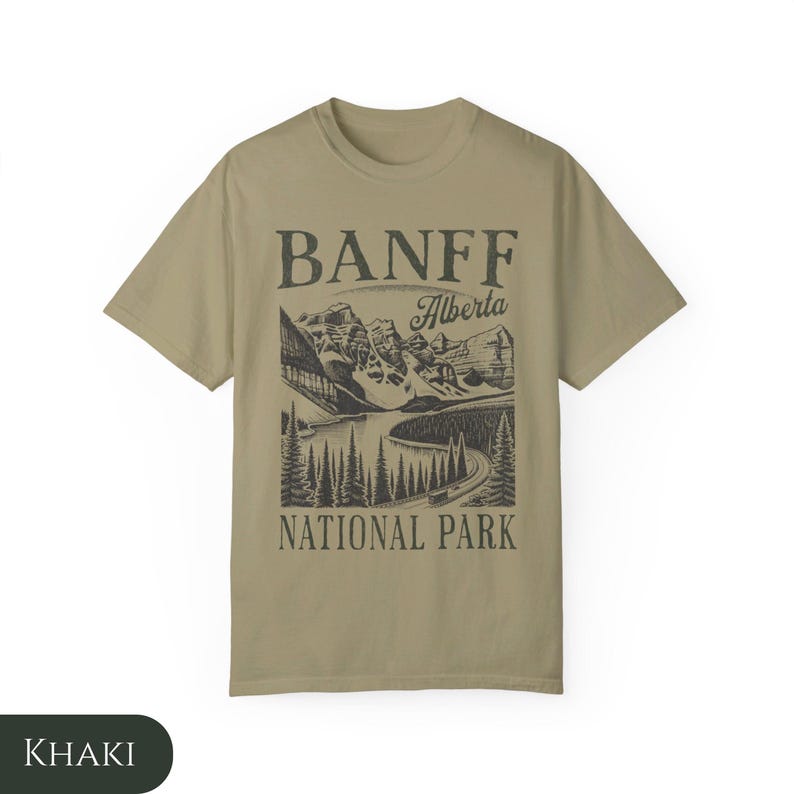 Vintage Banff National Park Shirt, Banff Tshirt, Alberta Canada, Travel ...