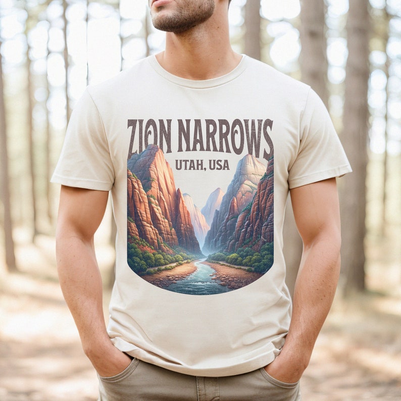 Zion National Park Shirt, Zion Narrows, Utah Tshirt, Granola Girl ...