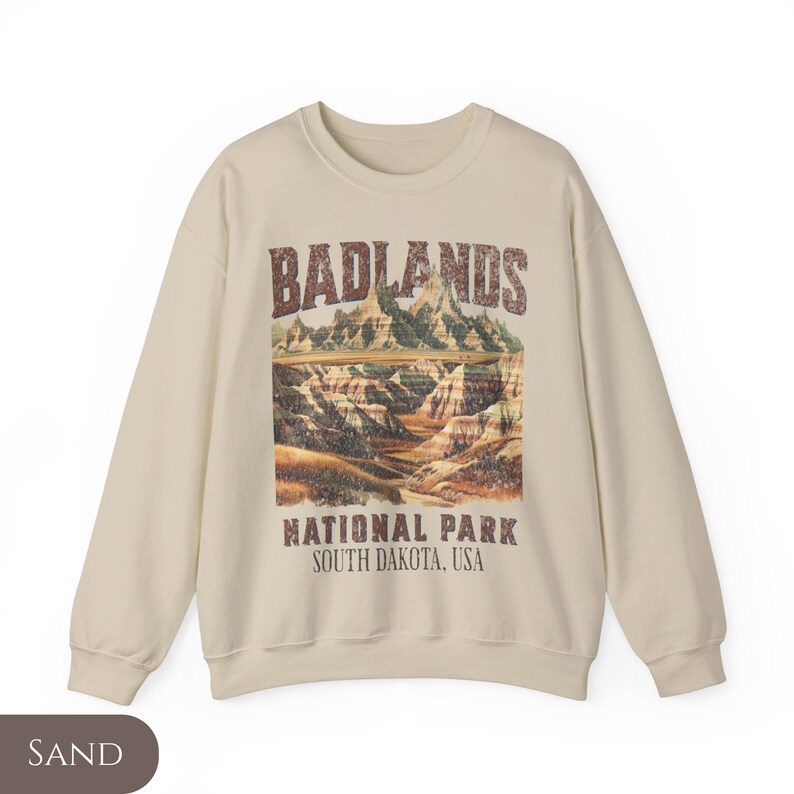 Badlands National Park Sweatshirt, Badlands Sweatshirt, South Dakota ...