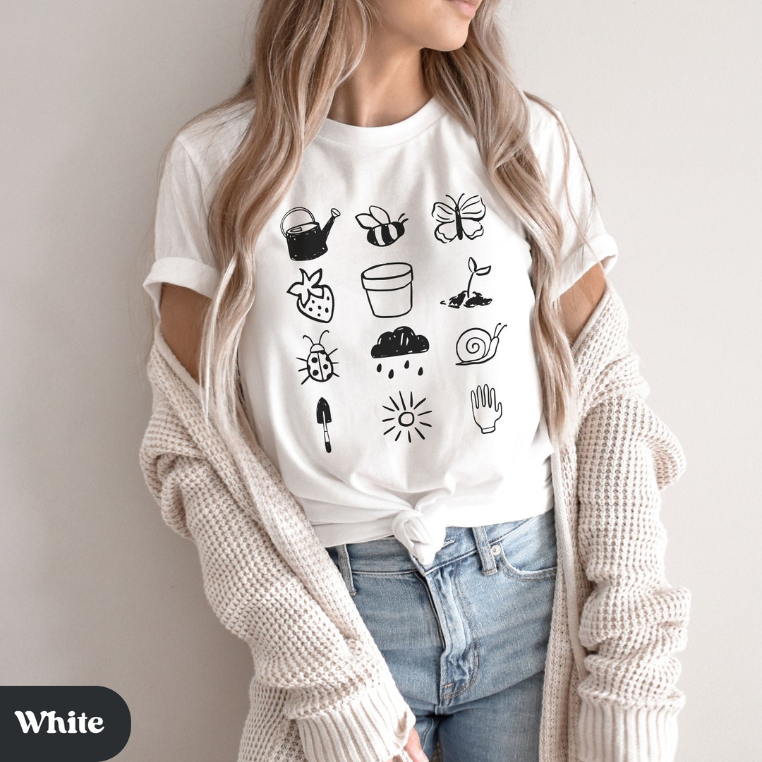 Gardencore Shirt, Cottagecore Clothing Gardener Gift, Gardening Shirt ...