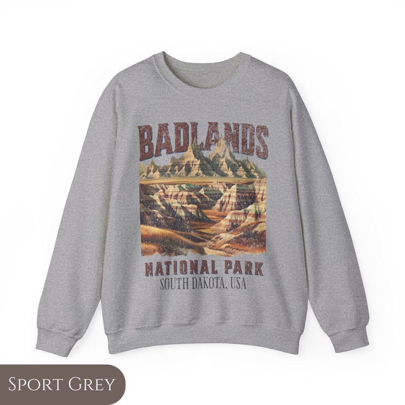 Badlands National Park Sweatshirt, Badlands Sweatshirt, South Dakota ...