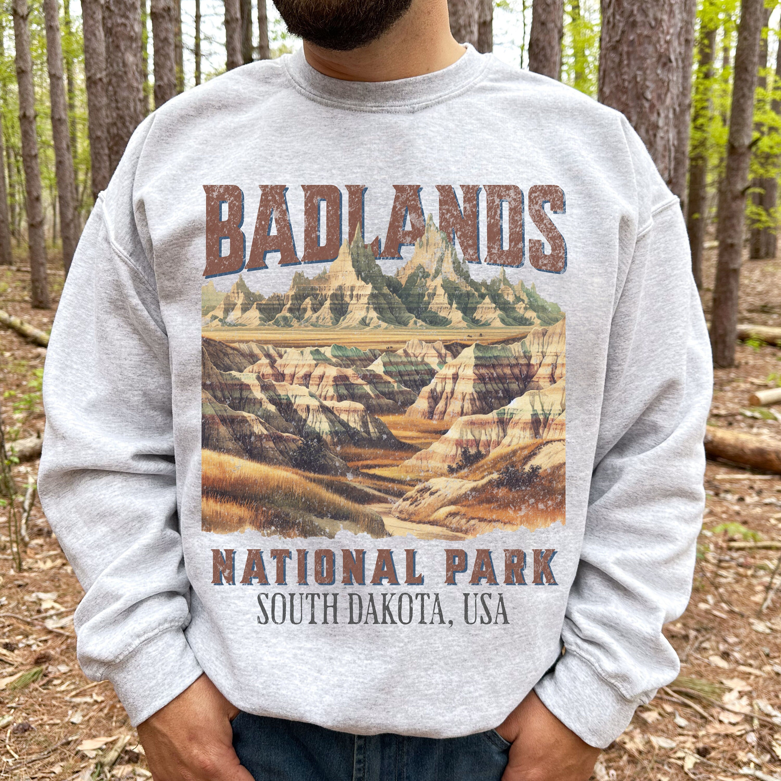 Badlands National Park Sweatshirt, Badlands Sweatshirt, South Dakota ...