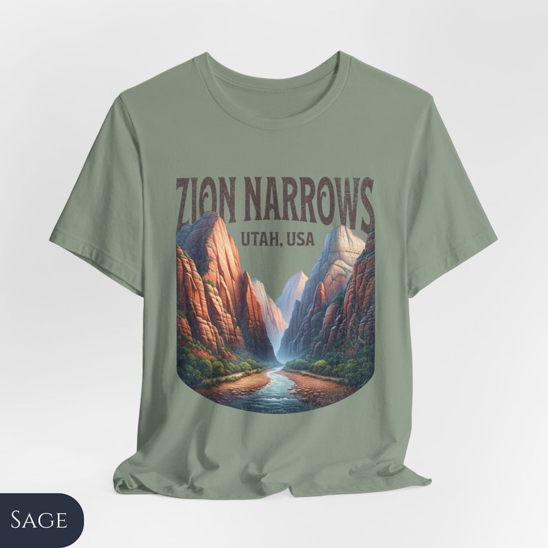 Zion National Park Shirt, Zion Narrows, Utah Tshirt, Granola Girl ...