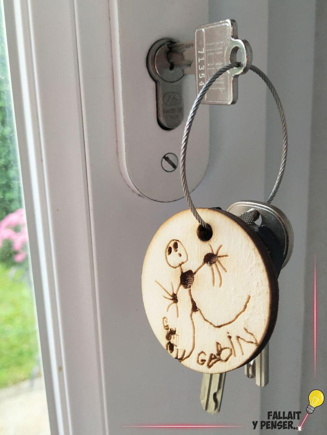 Personalized my Drawing Key Ring - Etsy