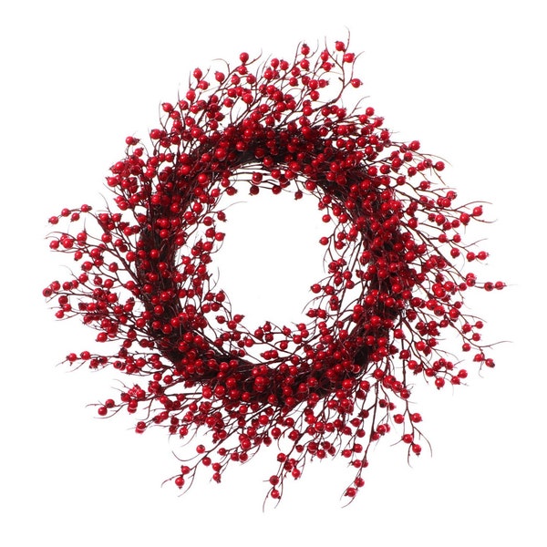 Red Berry Wreath - Etsy