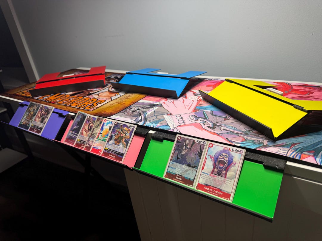 Hanging Card Holder & Stand, Foldable and Portable, V2 W/colors for Any ...