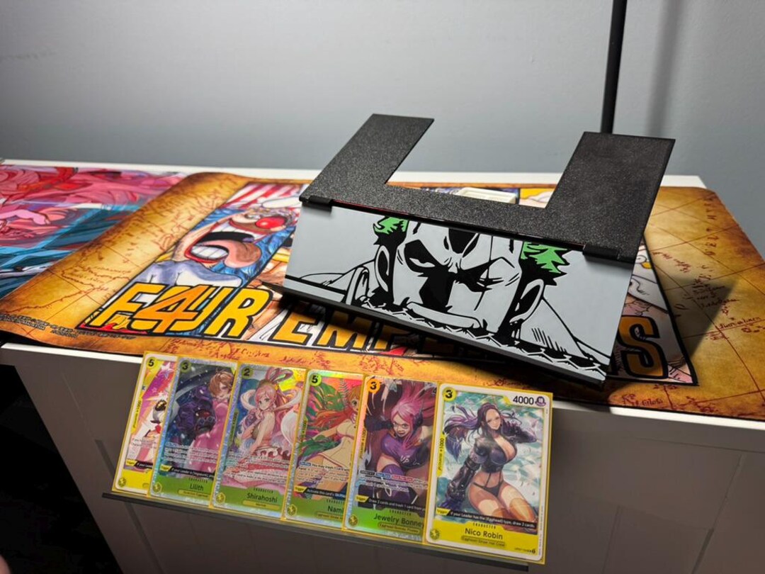 Zoro Hanging Card Holder & Stand, Foldable and Portable, for Any TCG ...