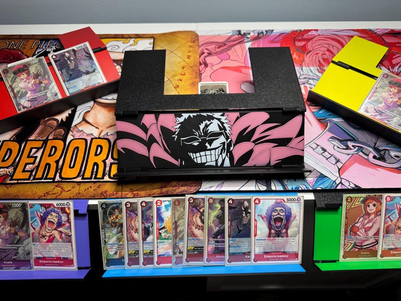 Doflamingo Hanging Card Holder & Stand, Foldable and Portable, for Any ...