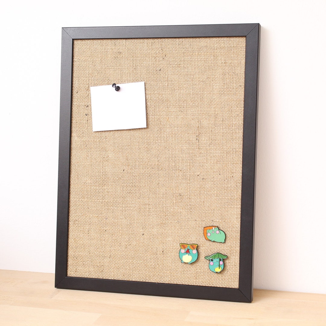 Jute Memoboard, Burlap Pinboard - Etsy