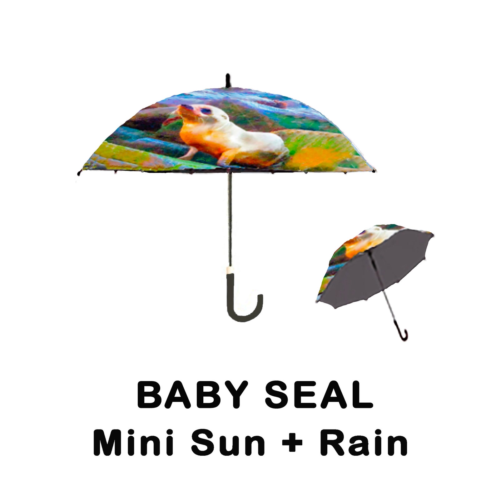 Mini SUN PARASOLS (that Double as Rain UMBRELLAS) With Blacked-out, Sun ...