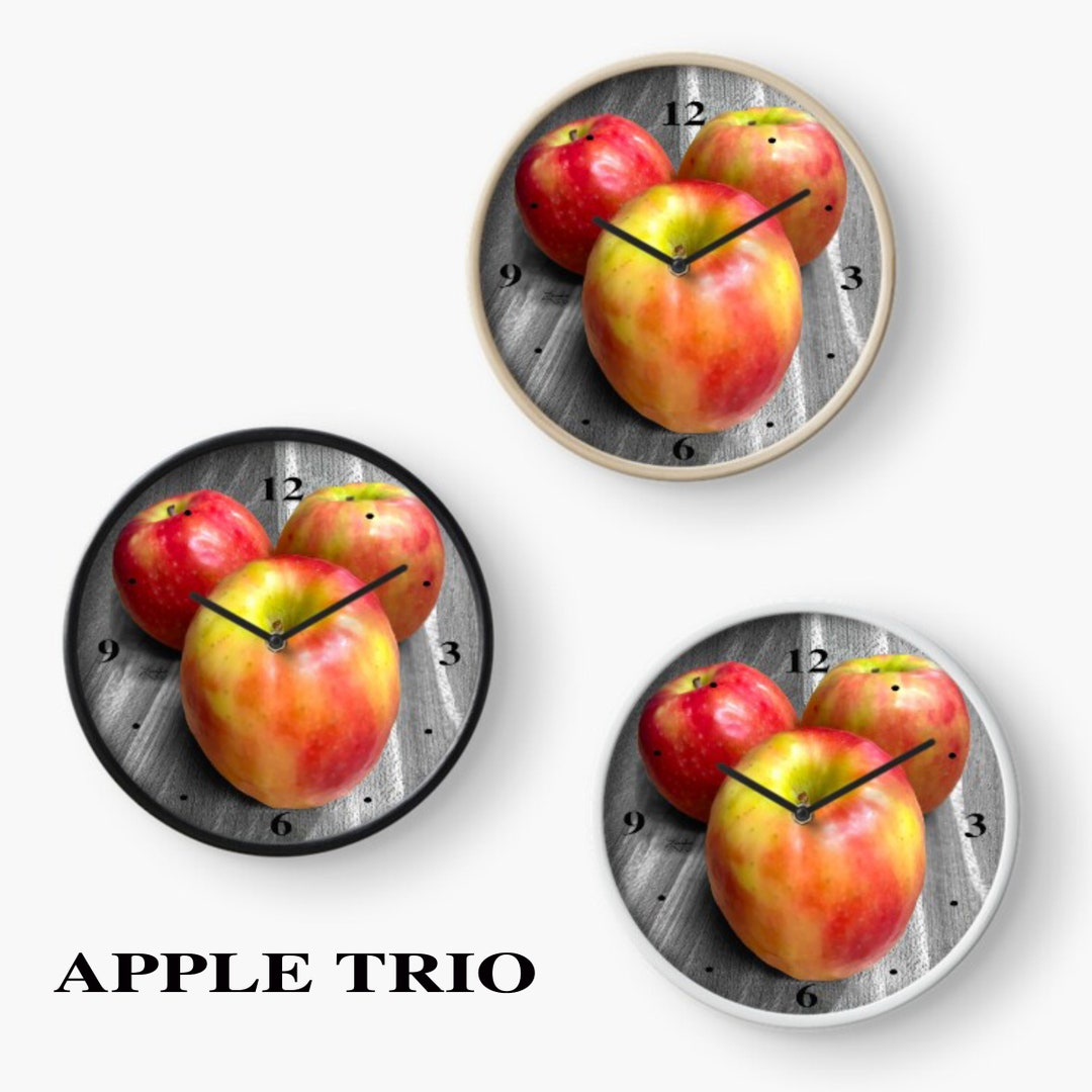 WALL CLOCK That Doubles as Original Wall ART 10 Round, Battery Operated ...