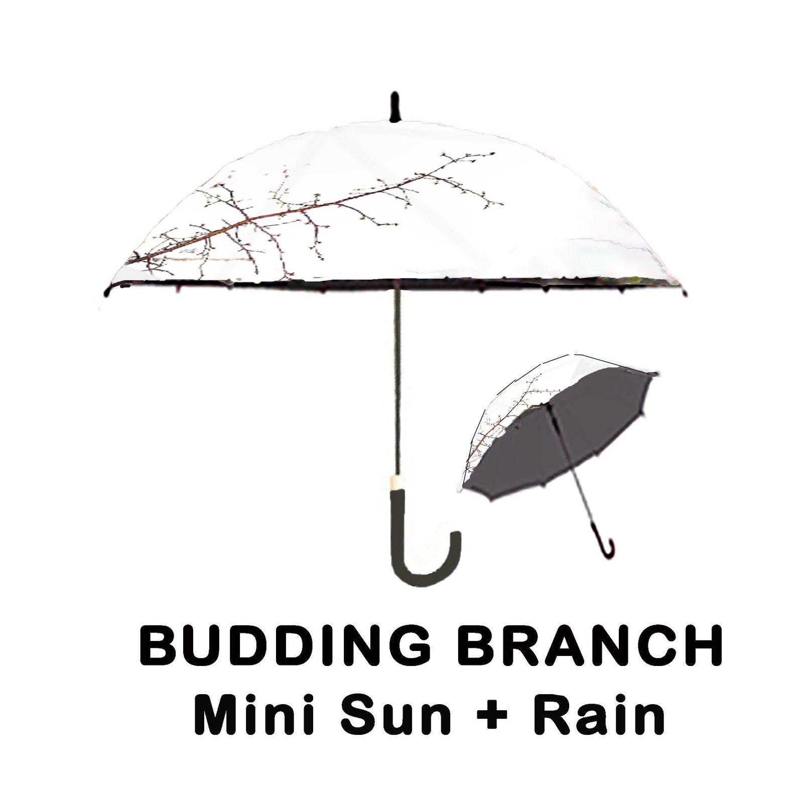 Mini SUN PARASOLS (that Double as Rain UMBRELLAS) With Blacked-out, Sun ...