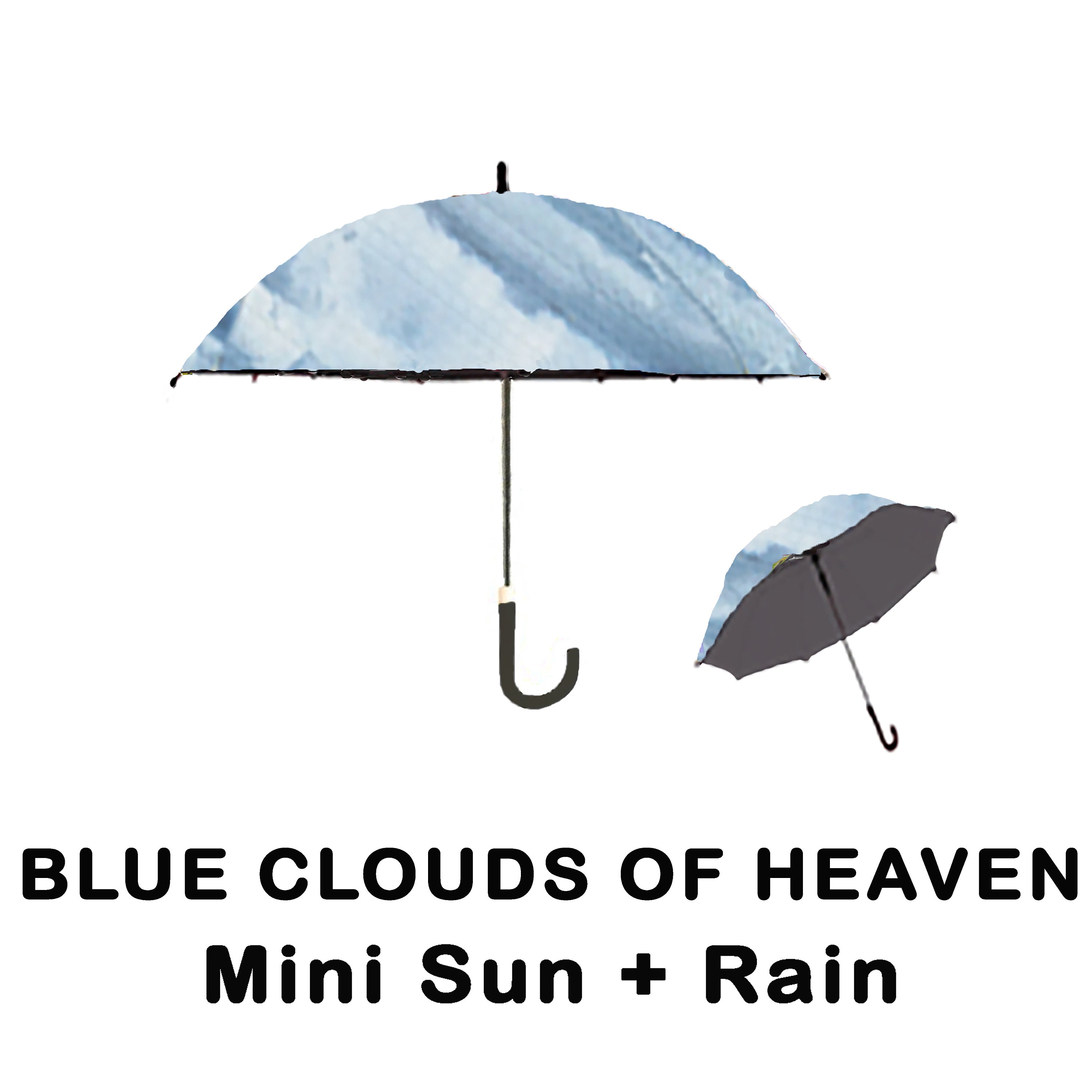 Mini SUN PARASOLS (that Double as Rain UMBRELLAS) With Blacked-out, Sun ...