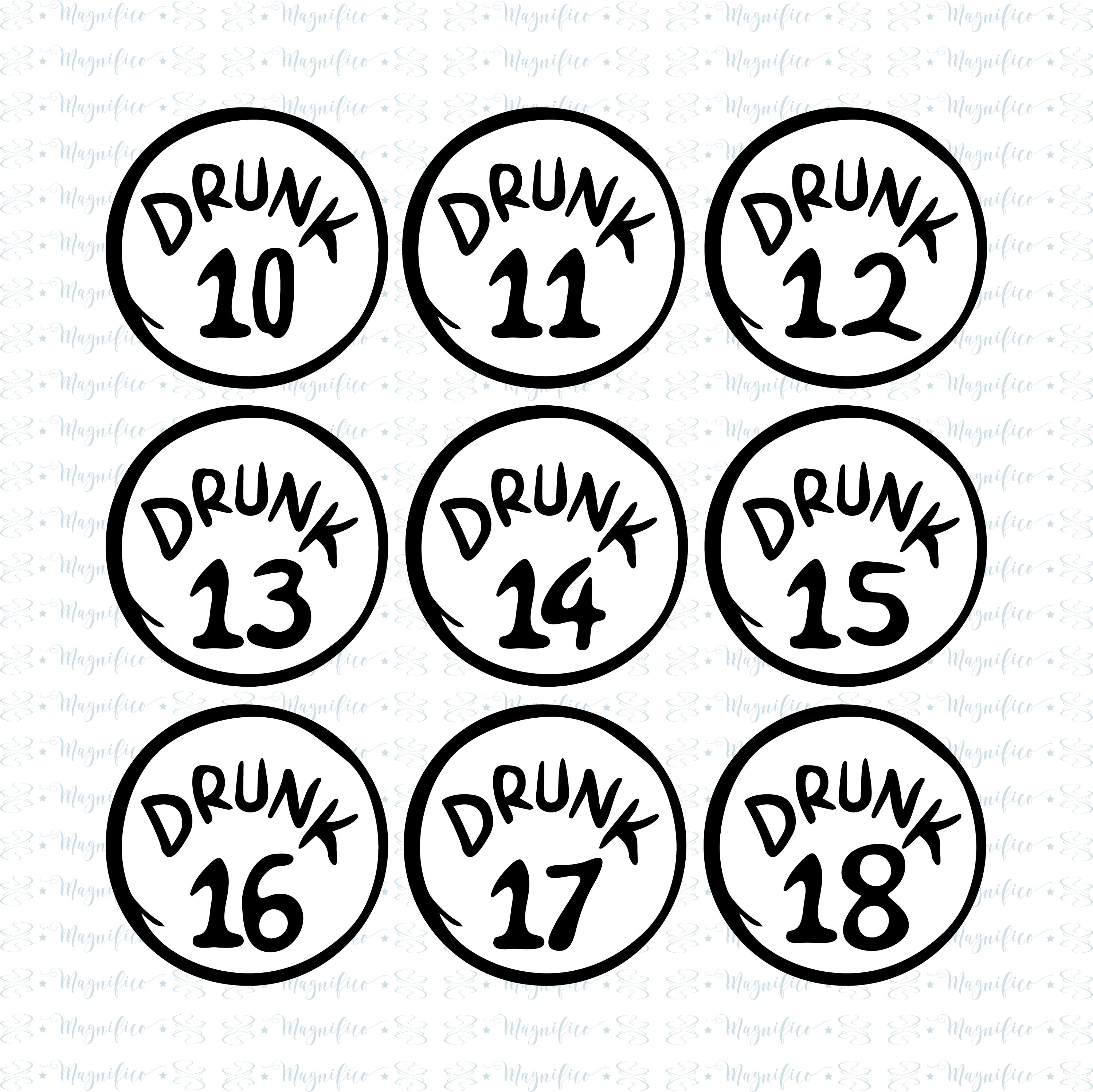 Drunk 1 Drunk 2 St Patricks Day SVG Thing 1 Thing 2 SVG | Etsy