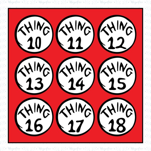 Thing 1 Thing 2 Iron On - Etsy